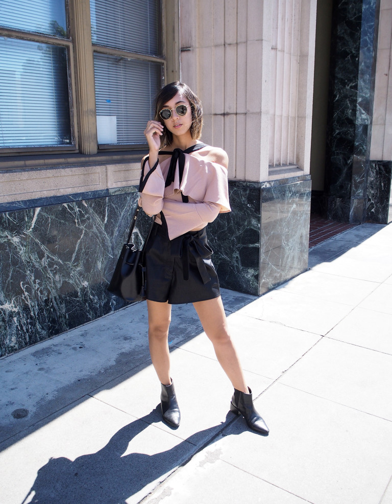 Leather Shorts for Fall
