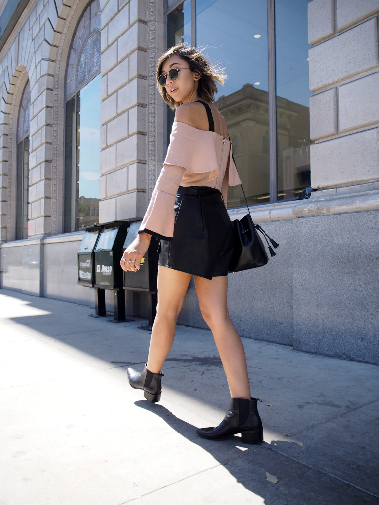 Leather Shorts for Fall