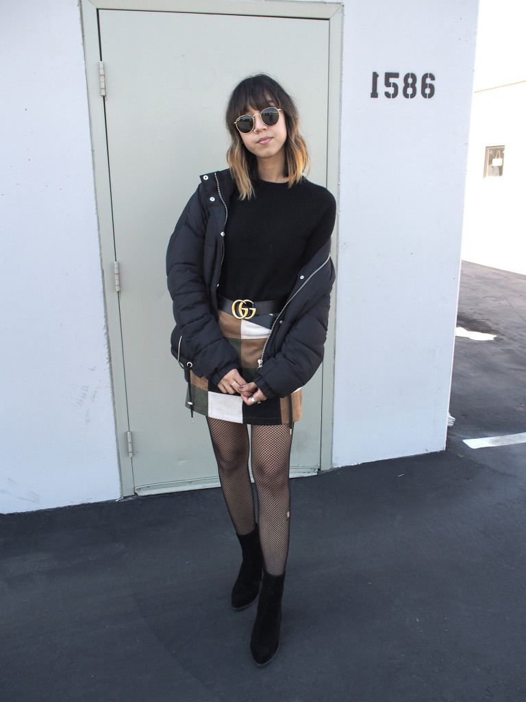 Patchwork Mini Skirt