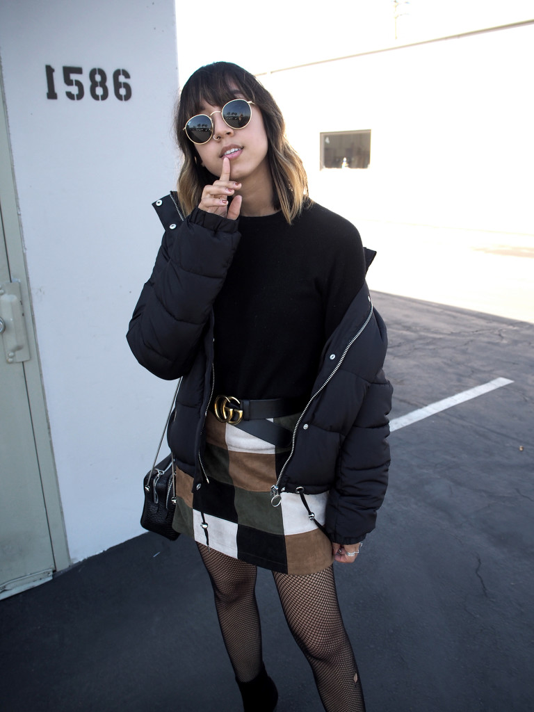 Patchwork Mini Skirt