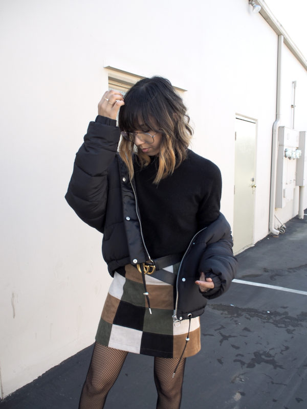Patchwork Mini Skirt