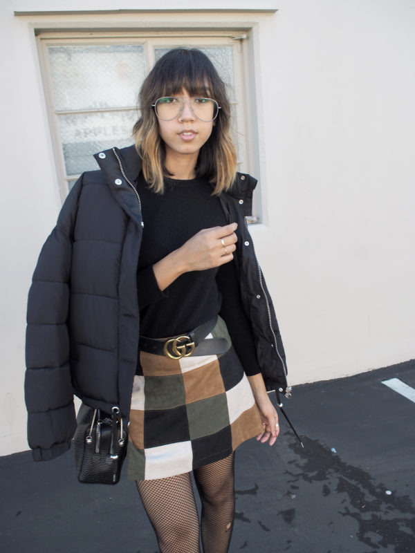 Patchwork Mini Skirt