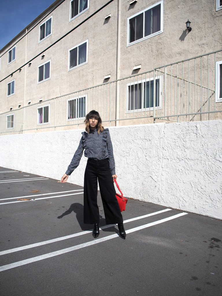 Statement Ruffle Blouse